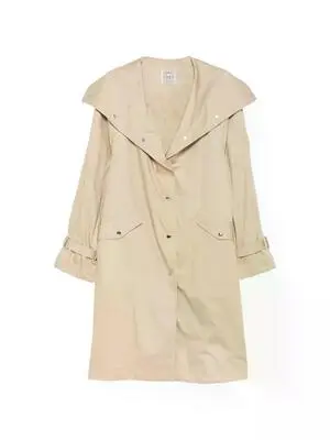 TOTEME TOTEME Snap-Buttoned Trench Coat Neutrals