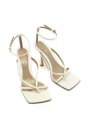 Bottega Veneta Stretch Square-toe Sandals