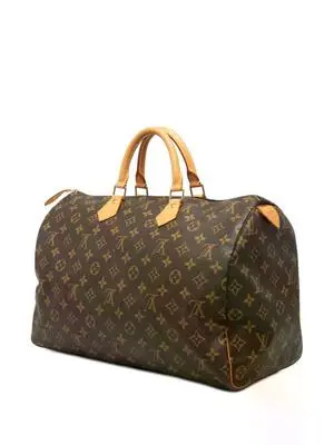 LOUIS VUITTON Monogram Speedy 40 Boston Bag