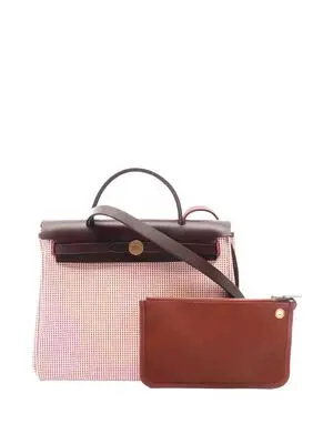 Hermès Herbag Zip 31 Satchel - Red