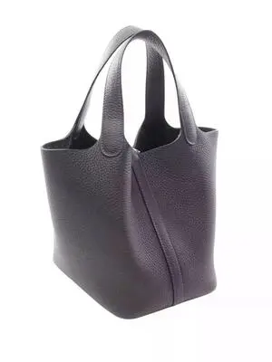 Hermès Clemence Picotin Lock 18 Handbag - Blue
