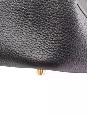 Hermès Clemence Picotin Lock 22 Handbag - Black