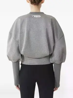 LANVIN Belted Sweatshirt In Double-faced Jersey