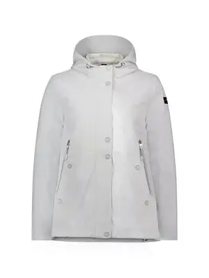 BETTY BARCLAY Hooded Zip-fastening Jacket - Grey