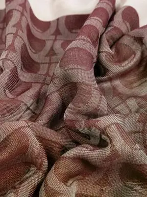 FERRAGAMO Gancini Monogram-pattern Scarf