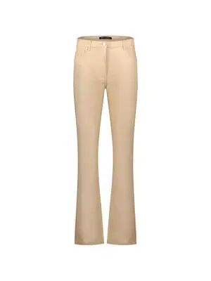 BETTY BARCLAY Mid-rise Flared Trousers - Neutrals