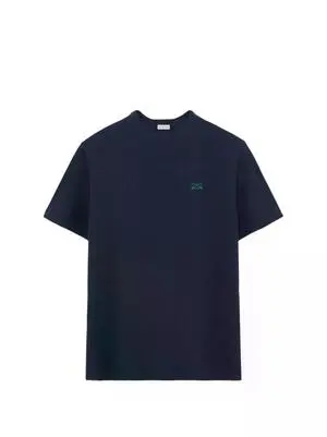 Loewe Anagram-embroidered T-shirt - Blue