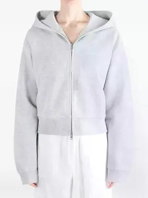 Alexander Wang Zip-up Cropped Hoodie