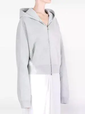Alexander Wang Zip-up Cropped Hoodie