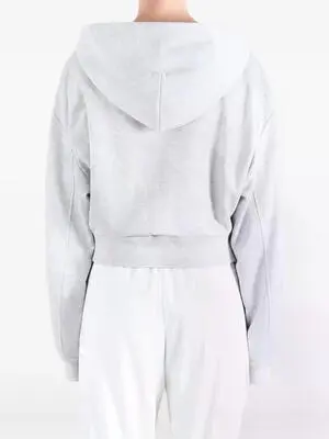 Alexander Wang Zip-up Cropped Hoodie