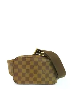LOUIS VUITTON Geronimos Damier Ebene Belt Bag - Brown