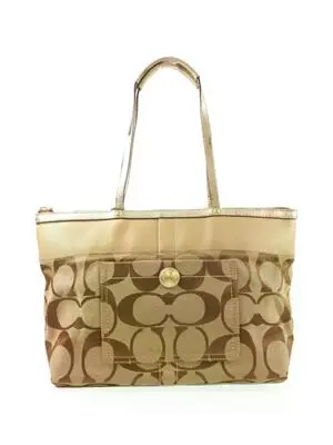 COACH VINTAGE Logo-detail Tote Bag - Neutrals