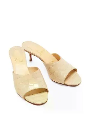 CHRISTIAN LOUBOUTIN Me Dolly Leather Heeled Sandals
