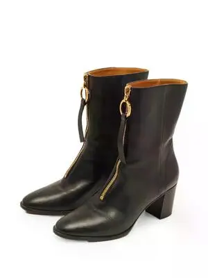 Dior Effrontee Leather Ankle Boots