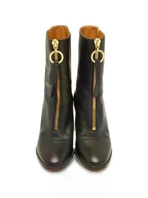 Dior Effrontee Leather Ankle Boots