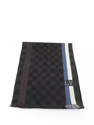 LOUIS VUITTON Damier Stripe Scarf - Black