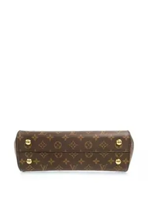 LOUIS VUITTON Monogram Cluny Tote Bag - Brown