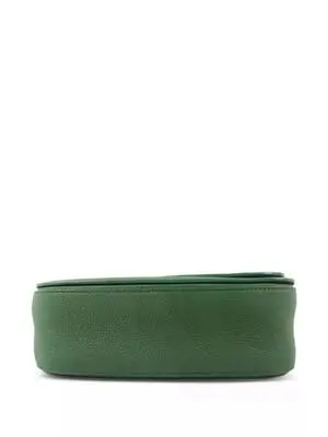 FERRAGAMO Fiamma Grained Leather Messenger Bag