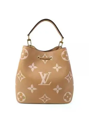 LOUIS VUITTON Monogram Empreinte Neo Noe Bucket Bag - Neutrals