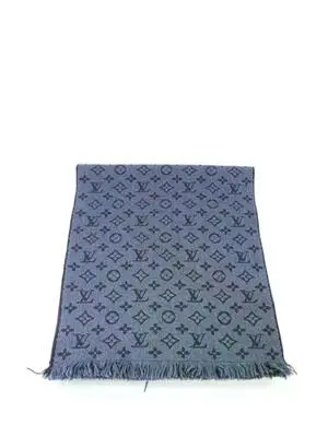 LOUIS VUITTON Monogram Classic Scarf - Blue