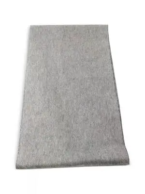Prada Logo-patch Scarf - Grey