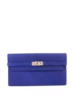 Hermès Kelly Leather Wallet - Blue