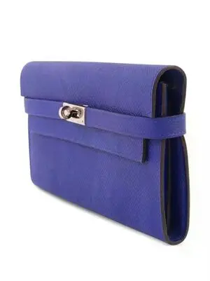 Hermès Kelly Leather Wallet - Blue