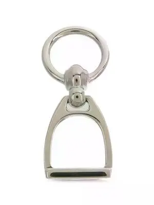 Hermès Stirrup Scarf Ring - Silver