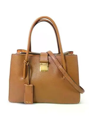 Miu Miu Leather Shoulder Bag - Neutrals