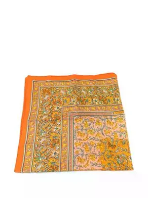 Hermès Chasse En Inde Printed Silk Scarf