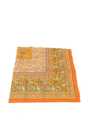 Hermès Chasse En Inde Printed Silk Scarf