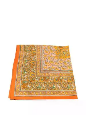 Hermès Chasse En Inde Printed Silk Scarf