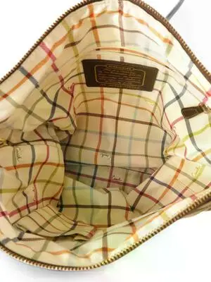 COACH VINTAGE Monogram Print Shoulder Bag