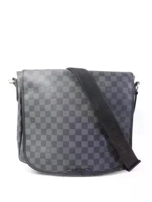 LOUIS VUITTON Damier Graphite Daniel Shoulder Bag