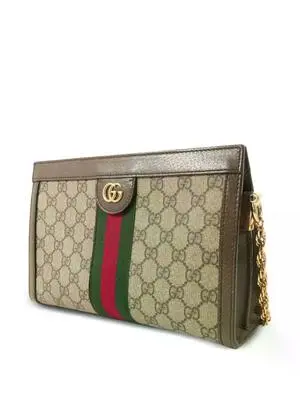 Gucci Ophidia Gg Chain Shoulder Bag - Neutrals