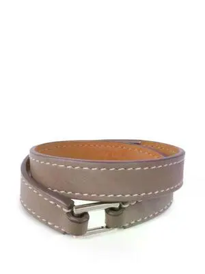 Hermès Rival Double Tour Bracelet - Silver