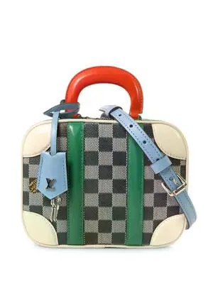 LOUIS VUITTON Valisette Bb Damier Tote Bag - Black