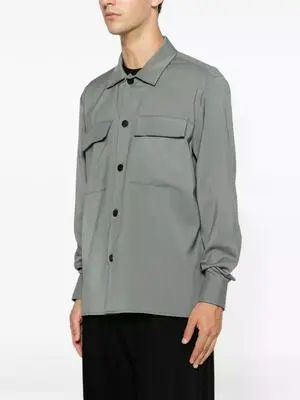 LOW BRAND Flap-pocket Shirt Jacket