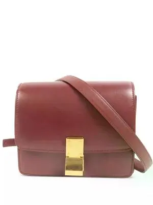 Celine Small Classic Box Shoulder Bag - Red
