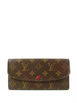 LOUIS VUITTON Monogram Sarah Long Wallet - Brown