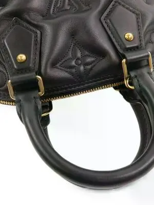 LOUIS VUITTON Bb Alma Bubblegram Tote Bag - Black