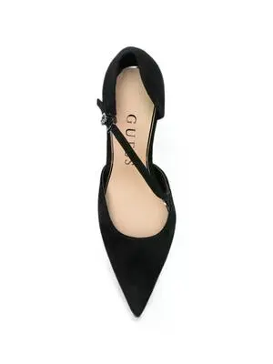 Guess Suede T-bar Pumps - Black