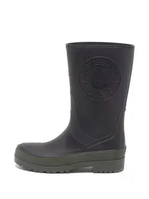 Dior Union Crest Rubber Boots - Black
