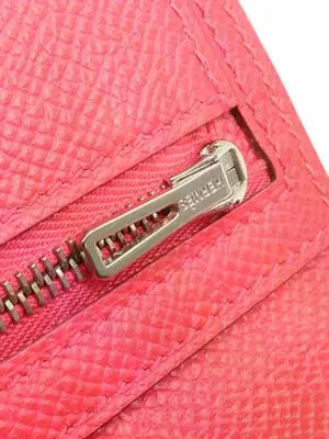 Hermès Bearn Epsom Leather Wallet - Pink