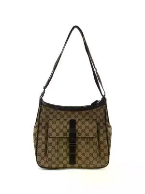 Gucci Gg Canvas Shoulder Bag - Neutrals