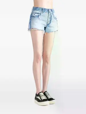 Alexander Wang Deconstructed Frayed-edge Shorts
