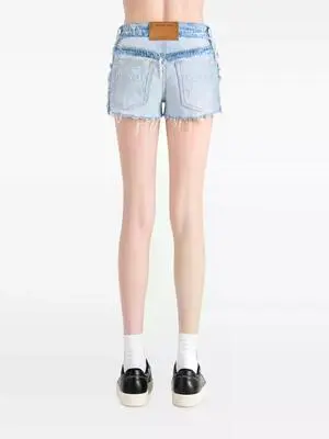 Alexander Wang Deconstructed Frayed-edge Shorts