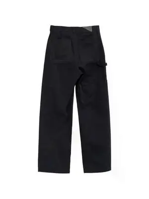 Loewe LOEWE Anagram Embroidered Twill Weave Trousers Blue
