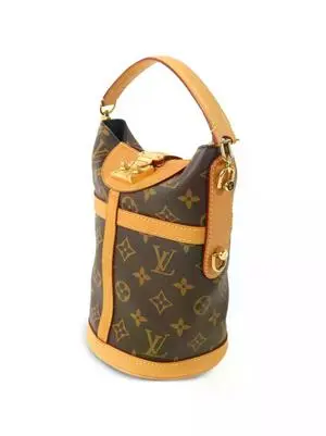LOUIS VUITTON Monogram Duffle Bucket Bag - Brown