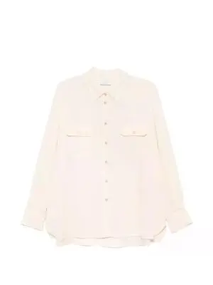 CLIPS Button-up Pocket Detail Shirt - Neutrals